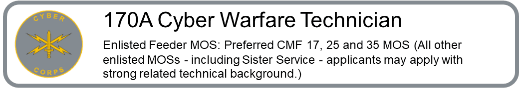 WO MOS and Requirements | Cal Guard